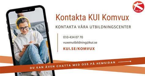 Kontakt KUI Komvux Kontaktuppgifter Till Utbildningscenter KUI