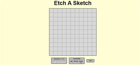 Github Wilberc Etch A Sketch Browser Version Of Something