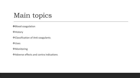 Anti Coagulation When And Where To Use Dr Krishna Spptx