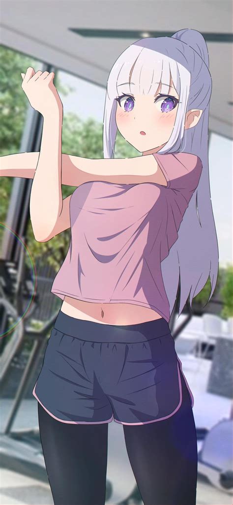 Emilia Going Back To The Gym By なーすけ Na Suke Re Zero Rnonehumanmoe