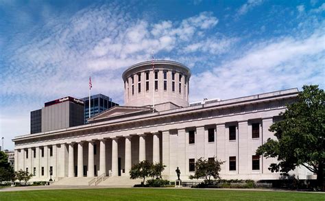 Ohio State Capital Building In Columbus Image Free Stock Photo
