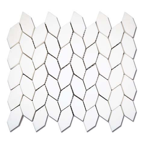 Thassos Ivy Mosaic Honed And Polished Decorative Materials