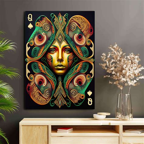 Spades And Woman Wallpaper