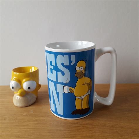 Homer Simpson Mug The Simpsons Mug Ladies Man Mug Etsy