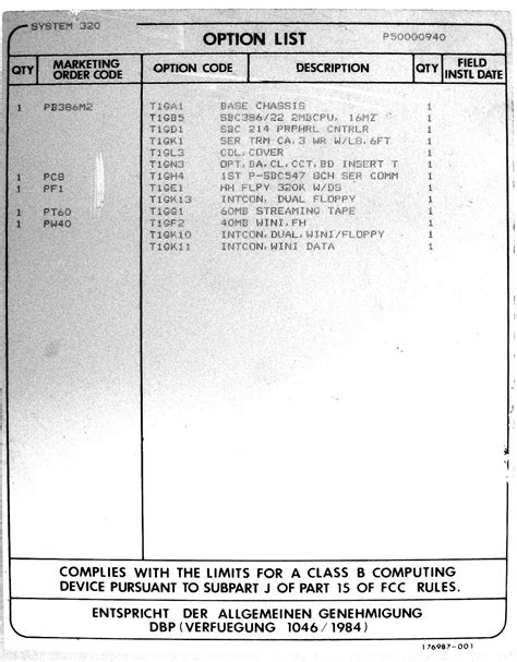 Intel System 320 Multibus System