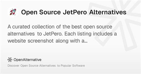 Best Open Source Jetpero Alternatives 2025