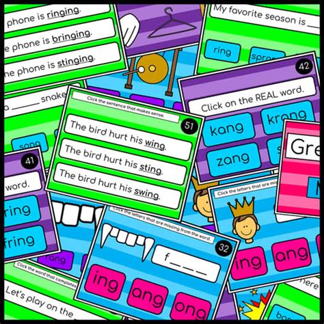 ING ANG ONG Words Google Classroom Interactive Slides l Digital Learning