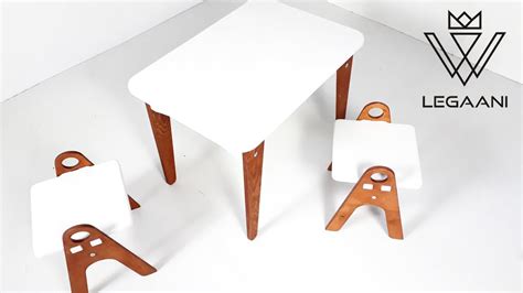 საბავშვო მაგიდა 2 სკამით Youtube