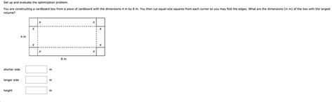 Answered Set Up And Evaluate The Optimization Bartleby
