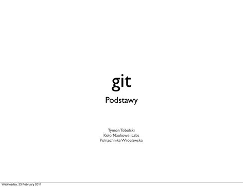 Git Introduction Speaker Deck