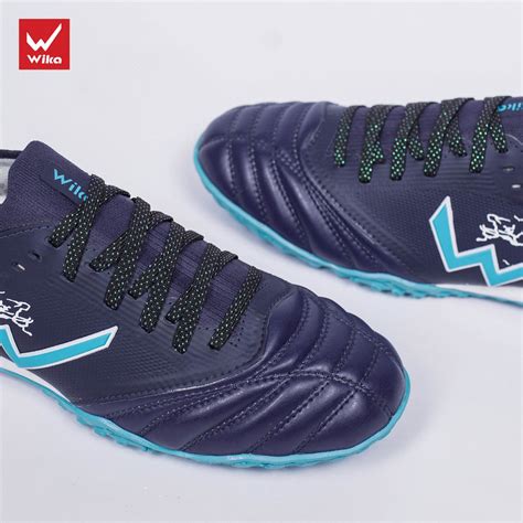 Giày bóng đá Wika Thunder Màu Xanh Navy
