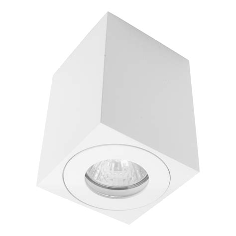 Rock Cube Spot Downlight Ip55 240v 50w White Mr Resistor Lighting