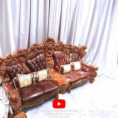 Jual Set Sofa Tamu Ter Mewah Terbaru Kursi Sofa Tamu ELegant Dan Luxury Sultan Full Ukir KS 65