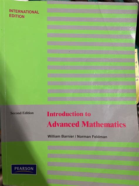 售基礎數學數學導論 Introduction To Advanced Mathematics 興趣及遊戲 書本及雜誌 教科書與參考書在旋轉拍賣