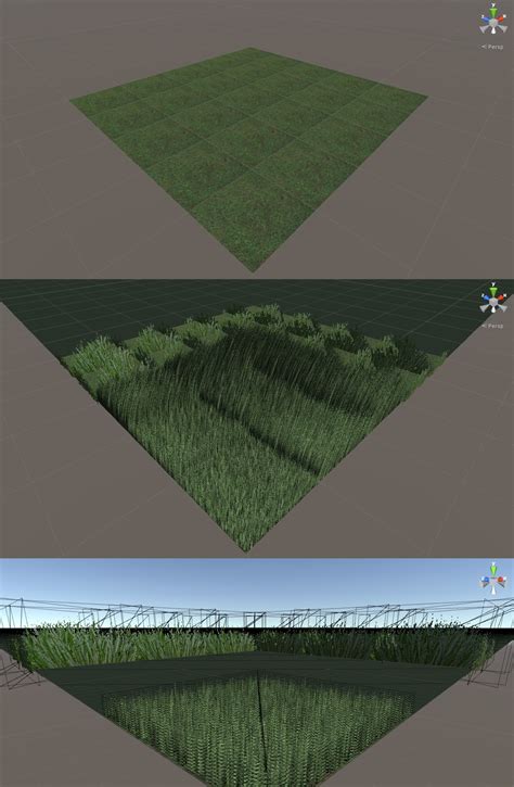 Technique For Volumetric Grass Texturing Question Unity Engine Unity Discussions