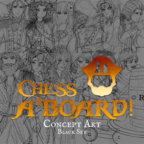 Artstation Chess Characters Concept Art Vr Chess Aboard Black Set