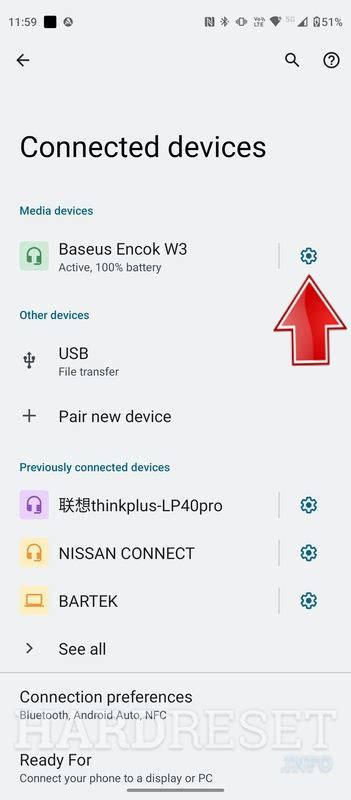 Enable Disable Media Audio Baseus ENCOK W3, How To - HardReset.info