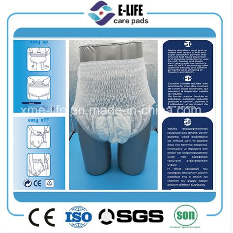 Oem Super Absorbent Disposable Adult Diaper Pull Up Adult Diaper And