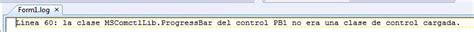 Visual Basic Error Al Inicializar Mi Proyecto En Visual Basic