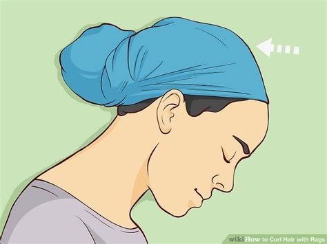 How To Curl Hair With Rags 12 Steps With Pictures Wikihow