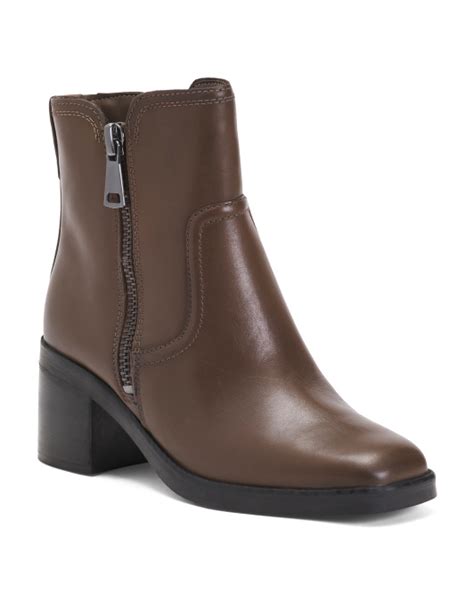 Leather Emmy Comfort Booties The Leather Shop Tjmaxx