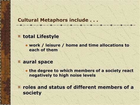 Metaphor American Culture Explained