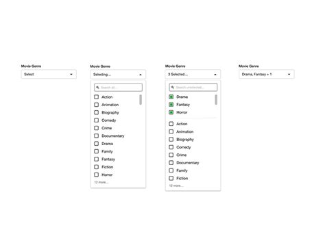 multi select dropdown the selection web design tips web ui design