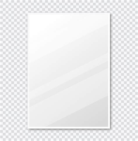 Premium Vector Vector Realistic Mirror With Blurry Reflection Mirror Frame Or Mirror Decor