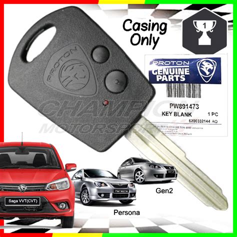 Original Proton Remote Key Fob Casing Shell Only New Saga Vvt 2016 2019 Gen2 Old Persona Cl