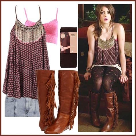 Aria Montgomery Style Outfits Colage By Thewitchlariinstagram