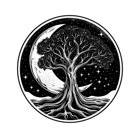 Surreal Aesthetic Tree Logo Art Free Photo Illustration Rawpixel