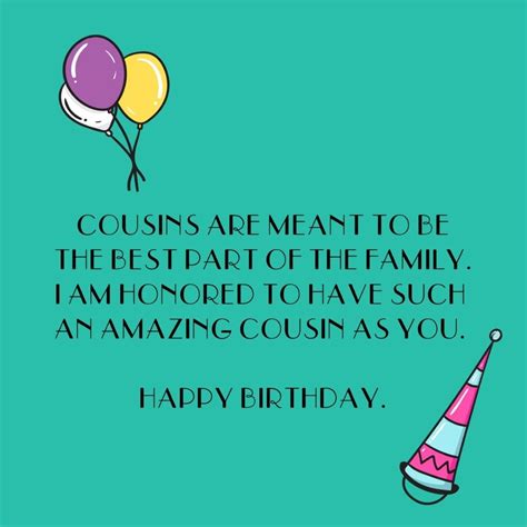 Cousin Birthday Quotes
