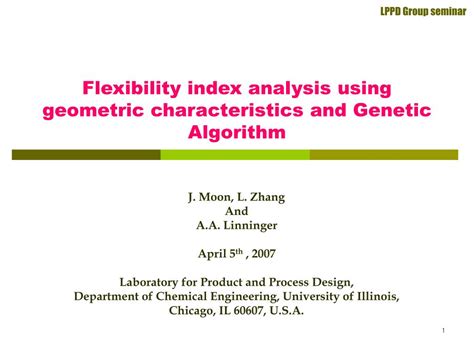 Ppt Flexibility Index Analysis Using Geometric Characteristics And