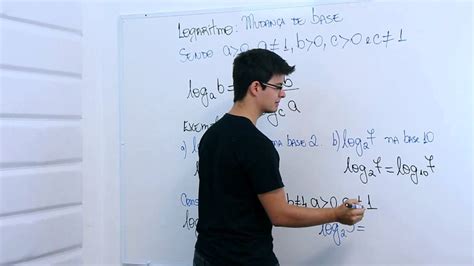 Logaritmo Mudança De Base Youtube