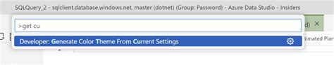 Post Merge Get Current Connection String Command Is Missing · Issue
