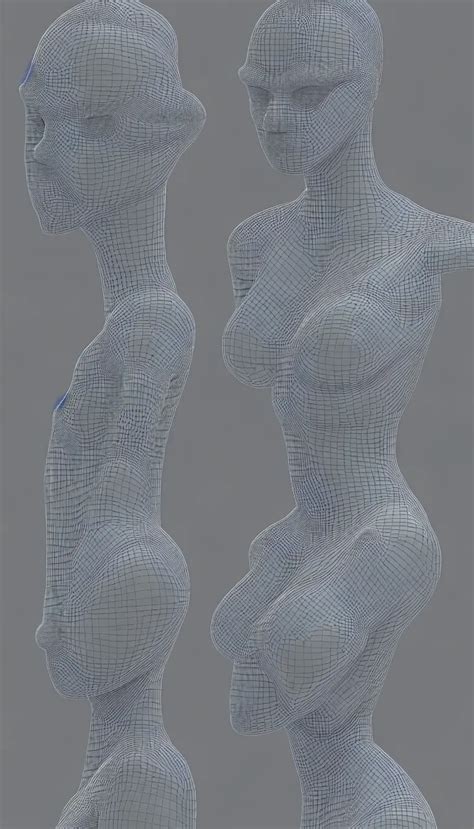 3 D Wireframe Of A Beautiful Woman By Moebius Stable Diffusion OpenArt