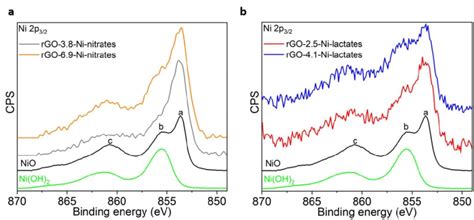 Ni 2p3 2 Xps Analysis Of Samples According To The Precursor Nitrates