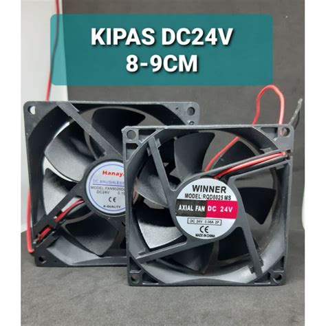 Jual Kipas Dc 24v 8cm 9cm Kipas Dc24v Baca Keterangan Shopee Indonesia