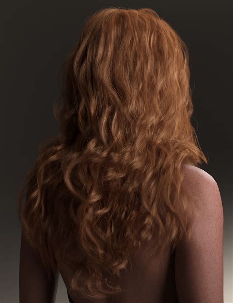 Soft Curls Long Hair For Genesis 9 Daz 3D