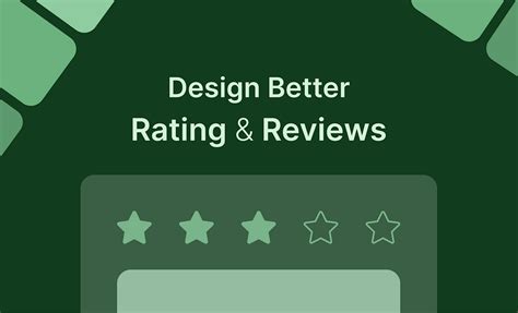 how to design better rating and reviews by vikalp kaushik ux planet