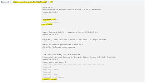 run sql as jenkins pipeline job by sqlplus script runner plugin ktexperts