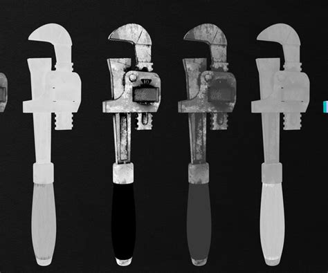 Artstation Pipe Wrench Tutorial Process Tutorials
