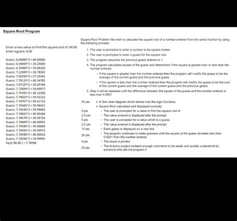 square root program square root problem we wish to