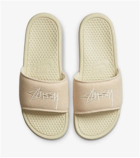 Nike X Stussy Slides Mens Fashion Footwear Flipflops And Slides On