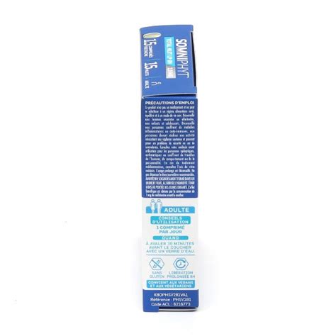 Santé Verte Somniphyt Total Nuit LP 8H avec 1 9 mg de mélatonine