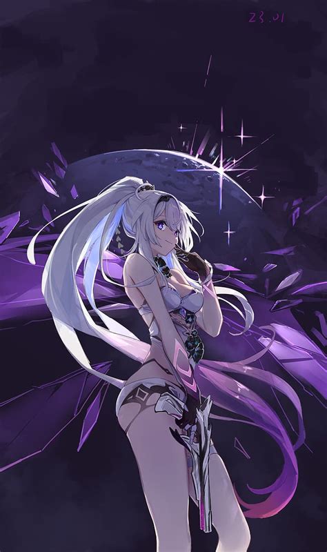 Online Crop HD Wallpaper Honkai Impact Artwork Honkai Impact 3rd Fan Art Kiana Kaslana