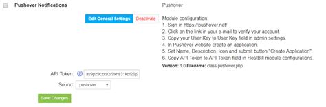 Pushover Notiifcations Hostbill Billing And Automation Software For Webhosts