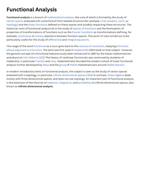 Functional Analysis Pdf