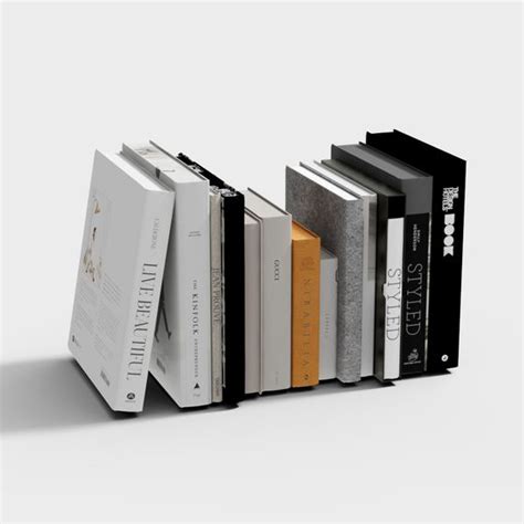 Book Stack 3d Model