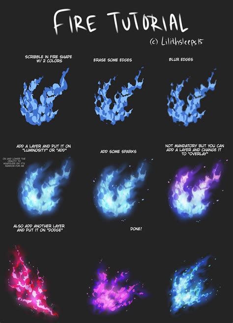 A Fire Tutorial No One Asked For Medibang By Somnvari On Deviantart